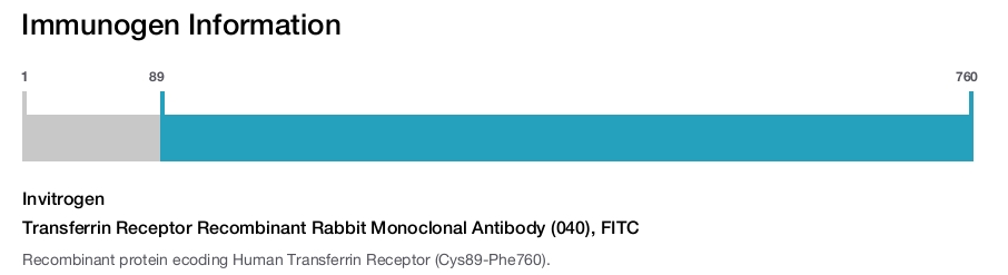 Transferrin Receptor Recombinant Monoclonal Antibody (040), FITC (MA5 ...