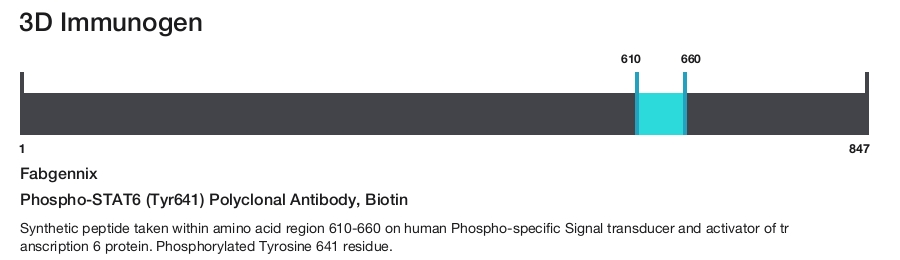 Phospho-STAT6 (Tyr641) Polyclonal Antibody, Biotin (PSTAT6-BIOTIN)