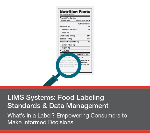 LIMS Systems: Food Labeling Standards & Data Management - The Connected Lab