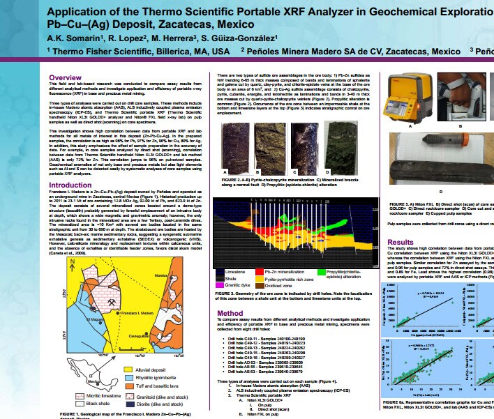 Technical Poster - Application of Portable XRF Analyzer in Geochemical ...