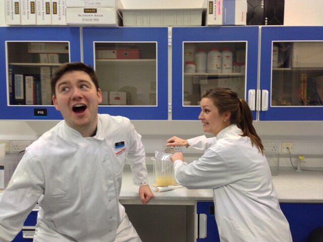 Coping with the stink of a food lab