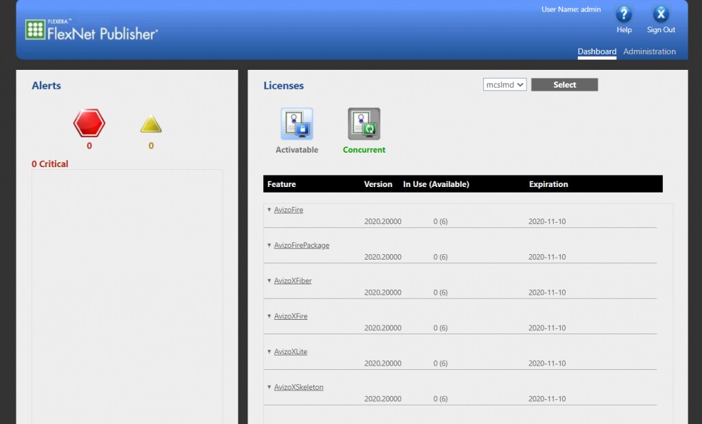 FlexNet License Server Management (SINCE RELEASE 2020.3) - Thermo ...