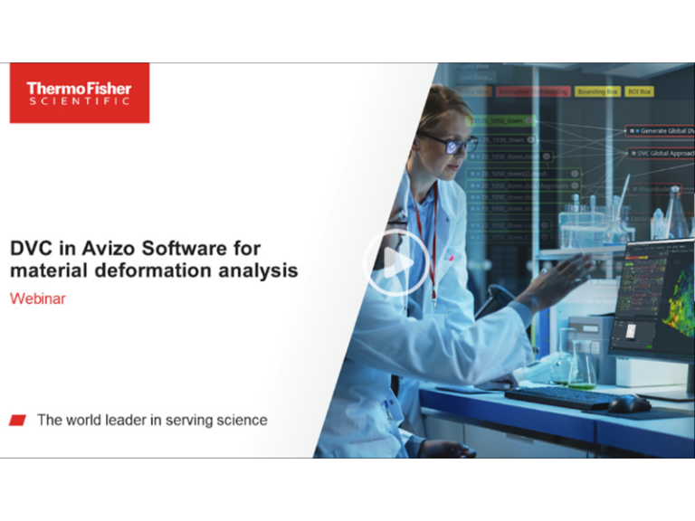 On-demand webinar: DVC in Avizo Software for material deformation ...