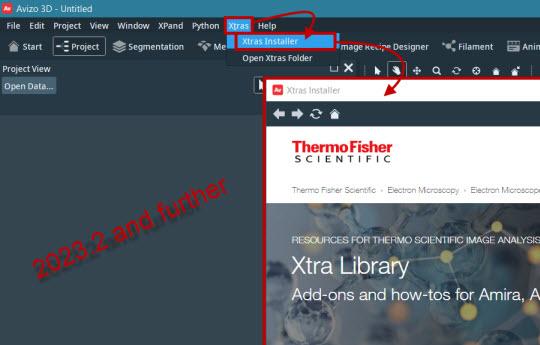 Xtra Library for Thermo Scientific Amira, Avizo and PerGeos Software ...